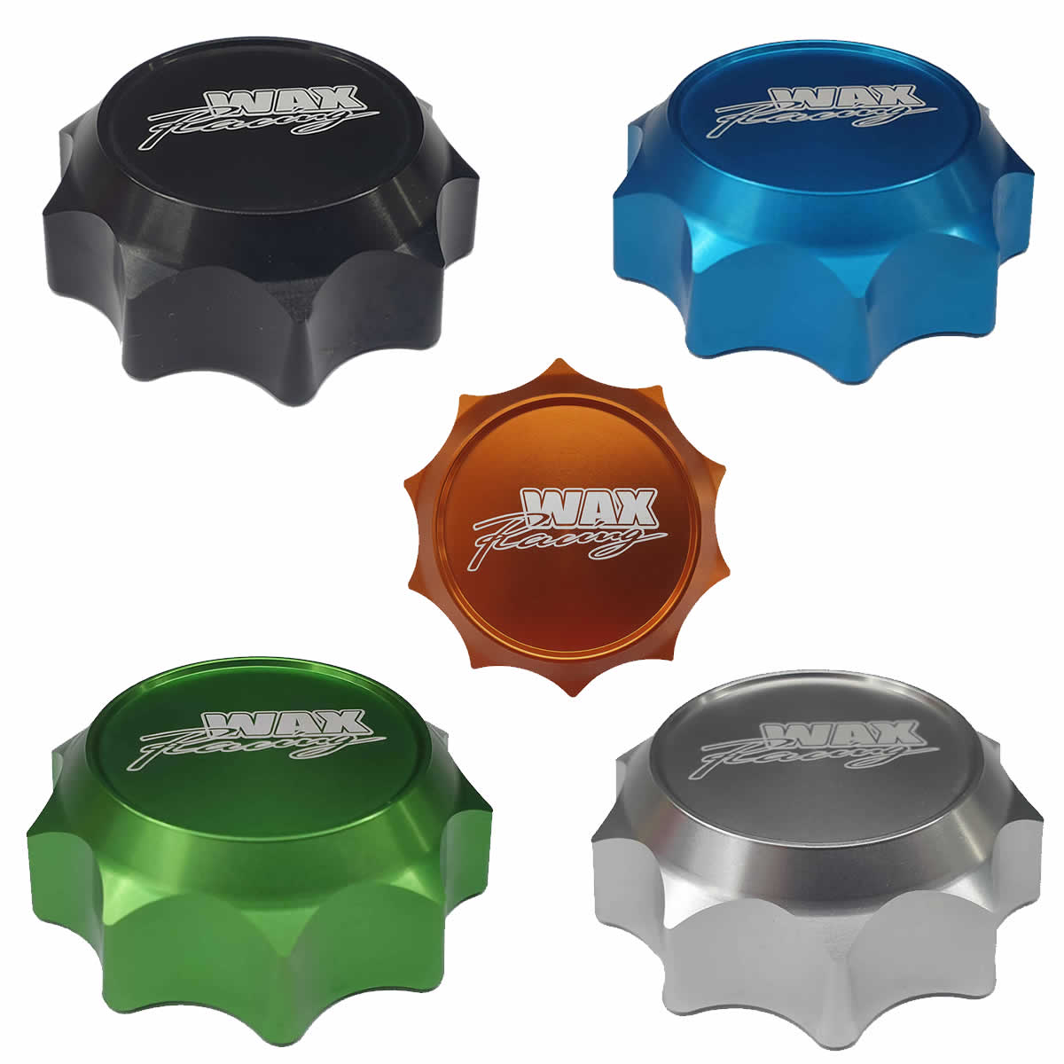 Wax Racing Products Billet Kawasaki Fuel Cap for Kawasaki 440/550 ...